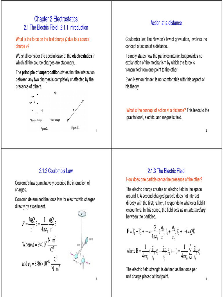 Electrostatics | Download Free PDF | Flux | Electrostatics