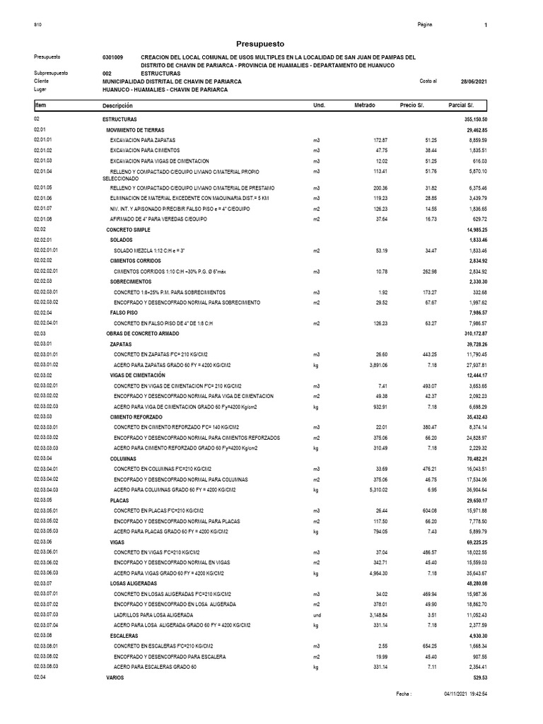 2. estructuras | PDF | Fundación (Ingeniería) | Edificios y estructuras de transporte
