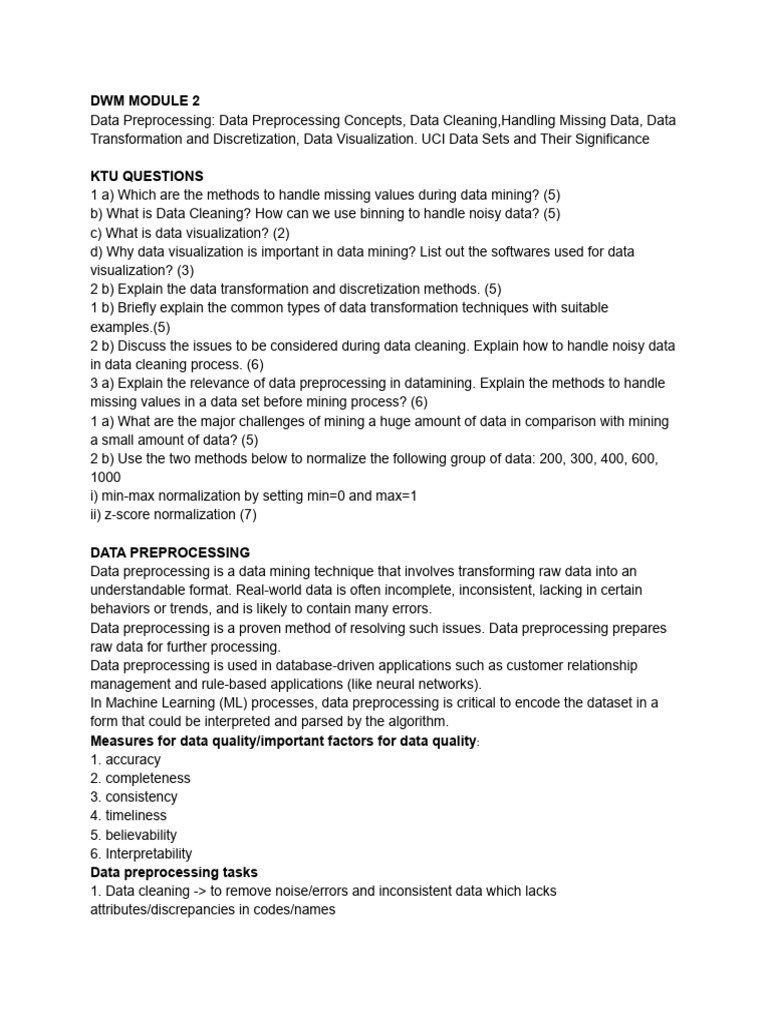 DWM Module 2 | PDF | Machine Learning | Data