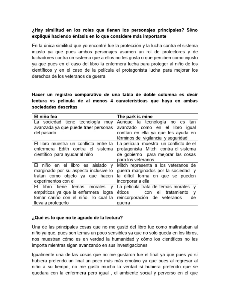 Lectura "EL NIÑO FEO" de Isaac Asimov para La Sesion 8 | PDF