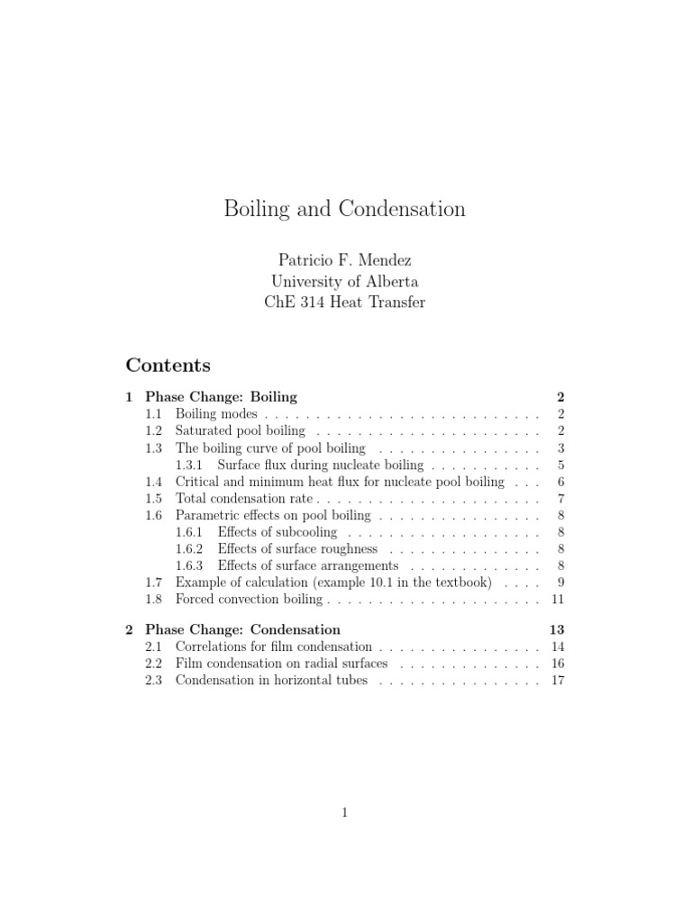 Boiling and Condensation Guide | PDF | Boiling | Convection