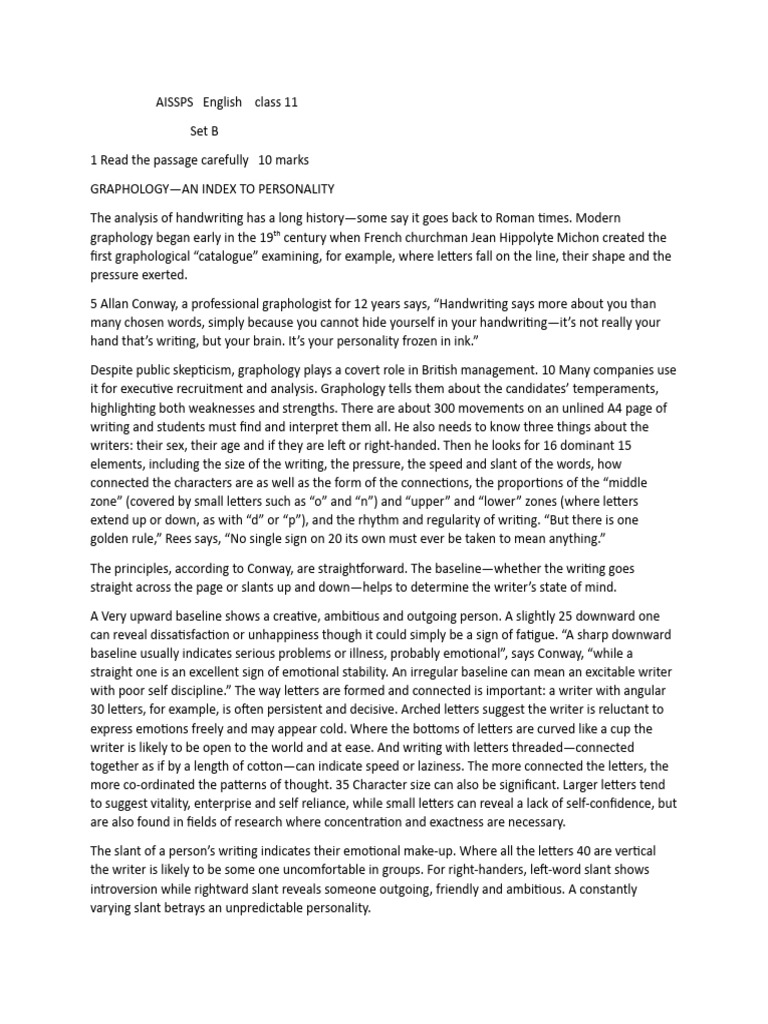 English Paper Set B English | PDF | General Fiction