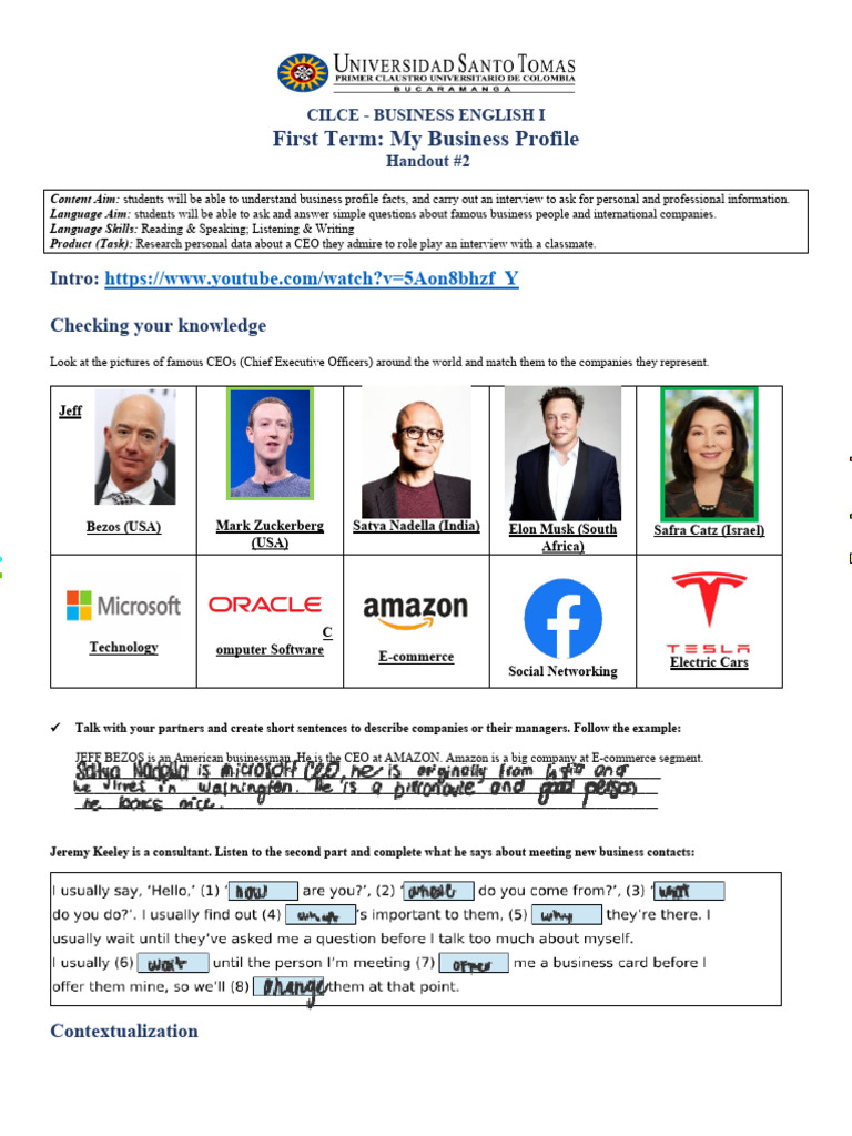 Handout 2 Be I 2023 2 Pdf General Motors