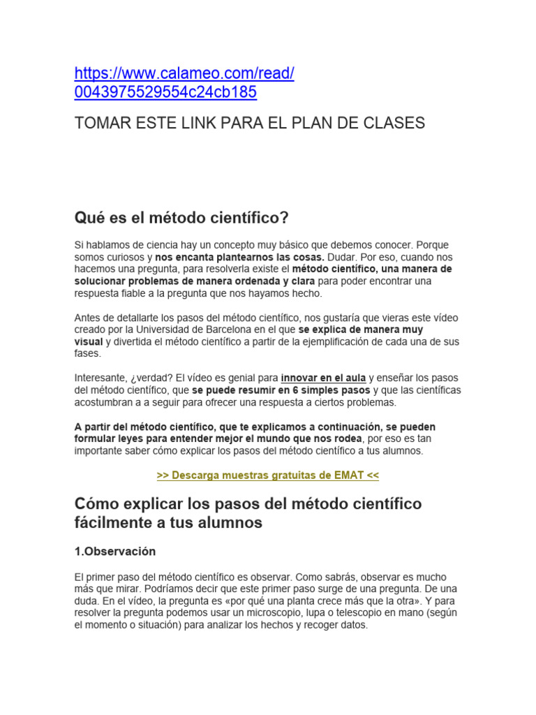 Qué Es El Método Científico | PDF | Método científico | Science