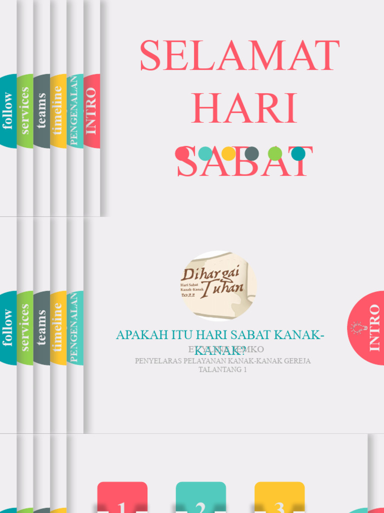 Apakah Itu Hari Sabat Kanak-Kanak | PDF