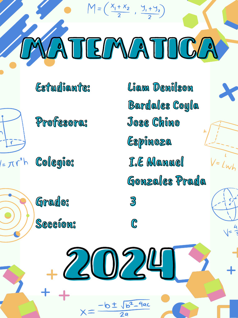 Blue Yellow Geometric Abstract Math Page Border (2) | PDF