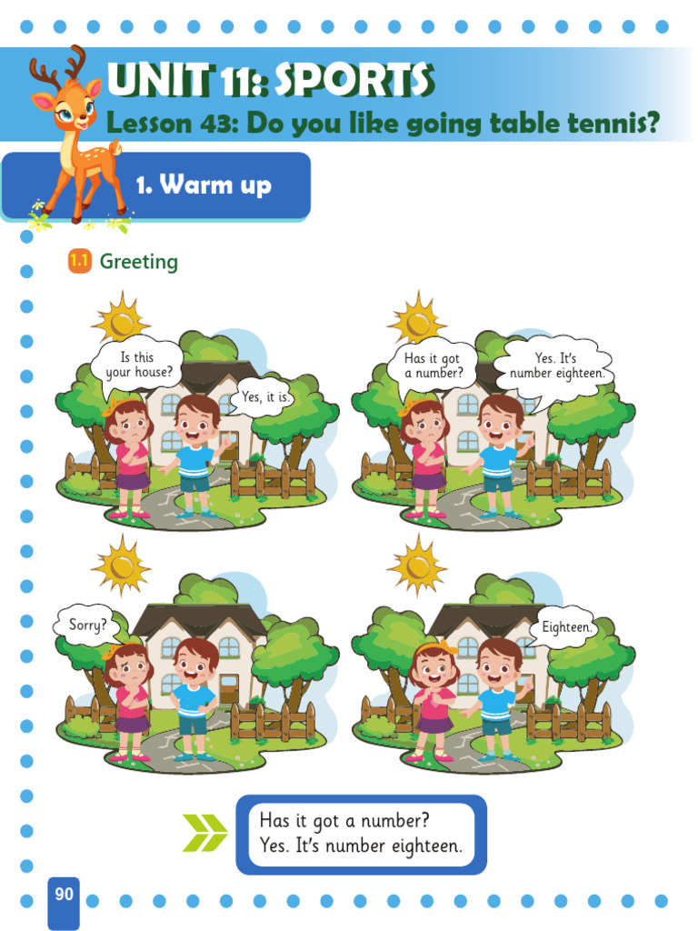 Lesson 43 | PDF | Table Tennis | Ball Games