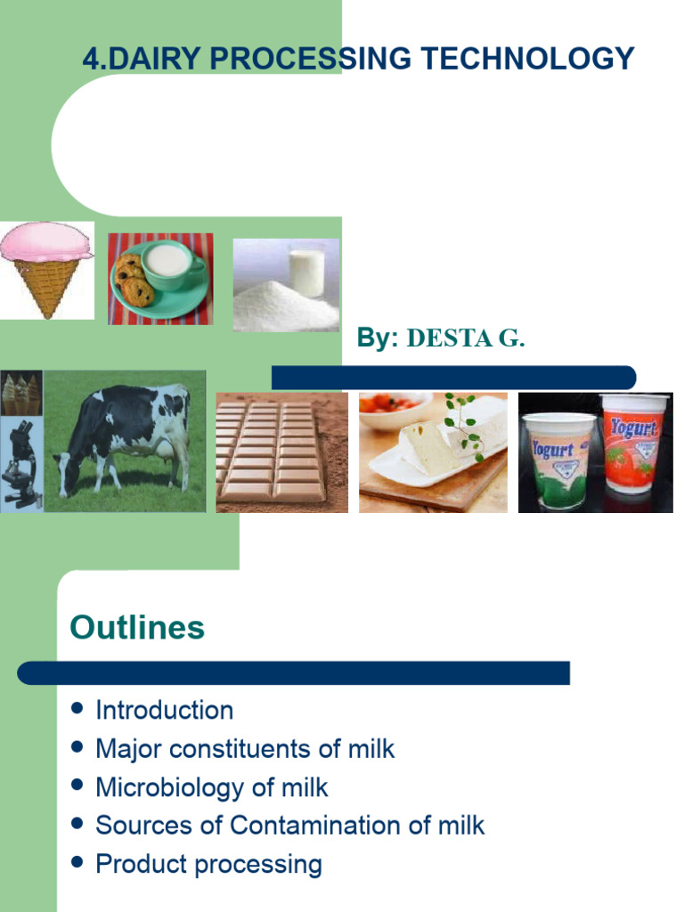 Dairy Processing Technology Lecture | Download Free PDF | Milk | Yogurt