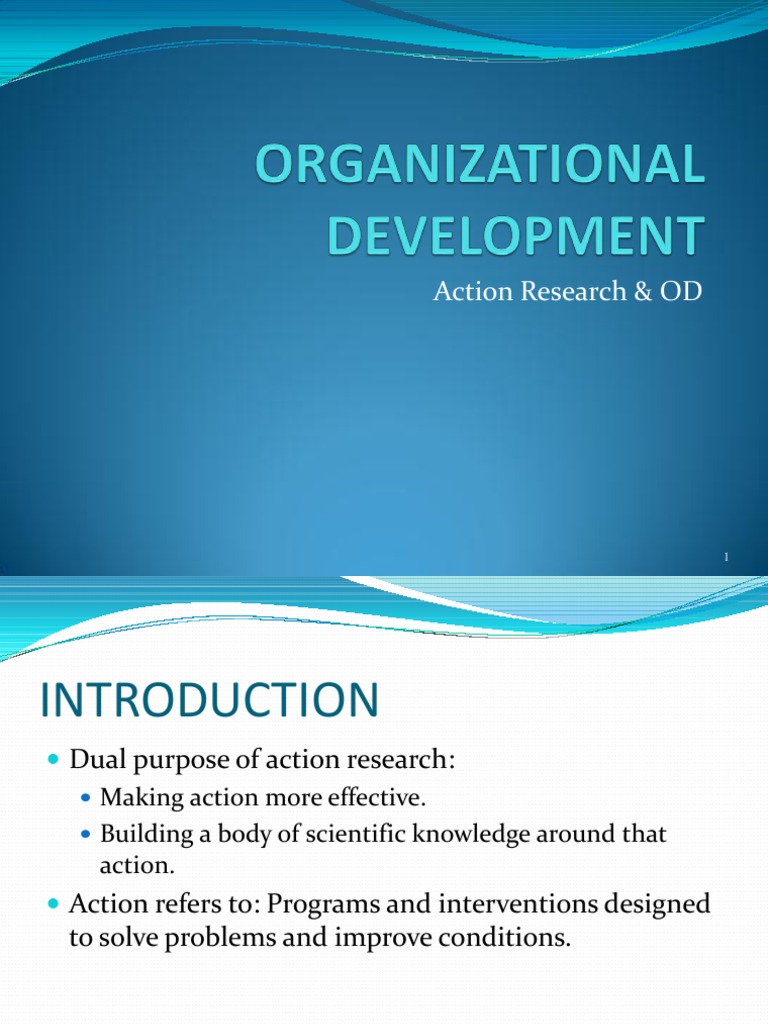 Understanding Action Research in OD | PDF | Business | Computers