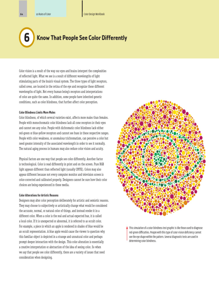 People See Color Differently | PDF | Color | Visual System