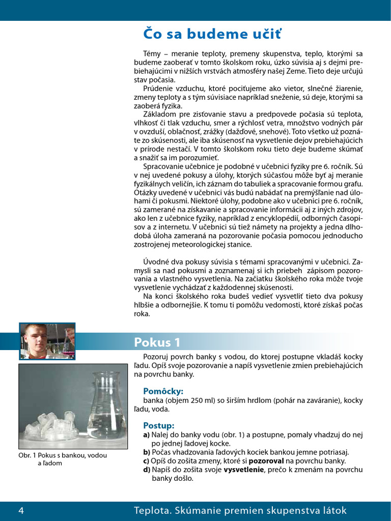 Fyzika Pre 7. Ročník ZŠ | PDF