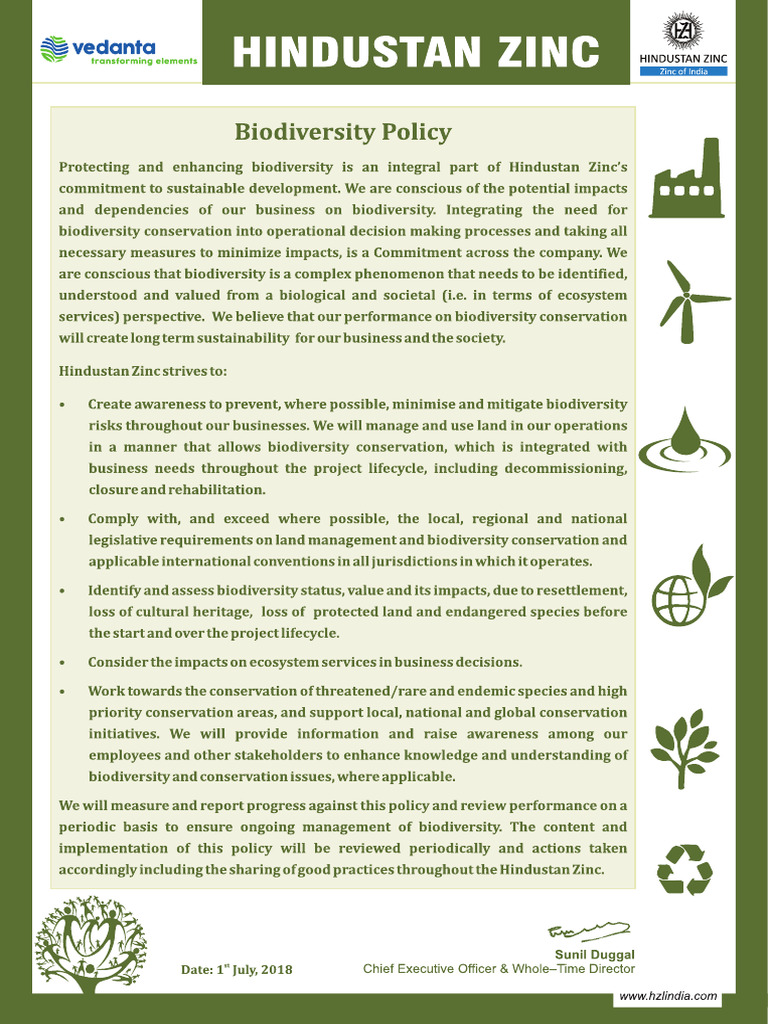 Biodiversity Policy 1 | PDF