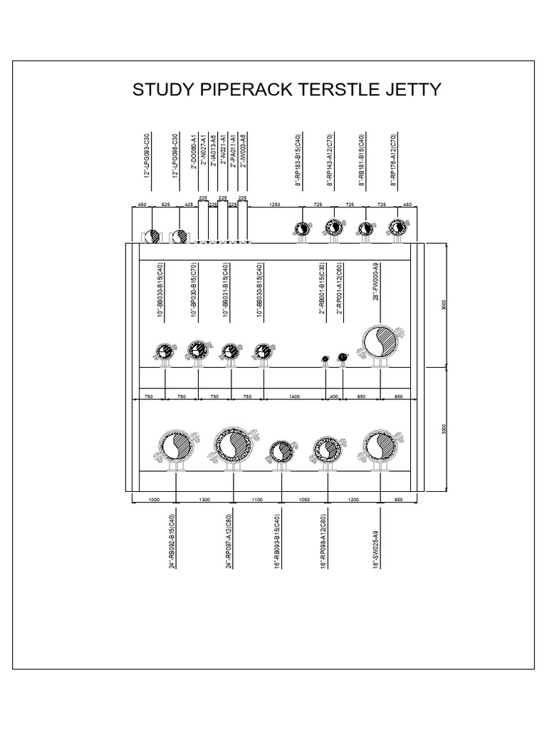 Conseptual Piperack Jetty Trestle Rev 1 | PDF