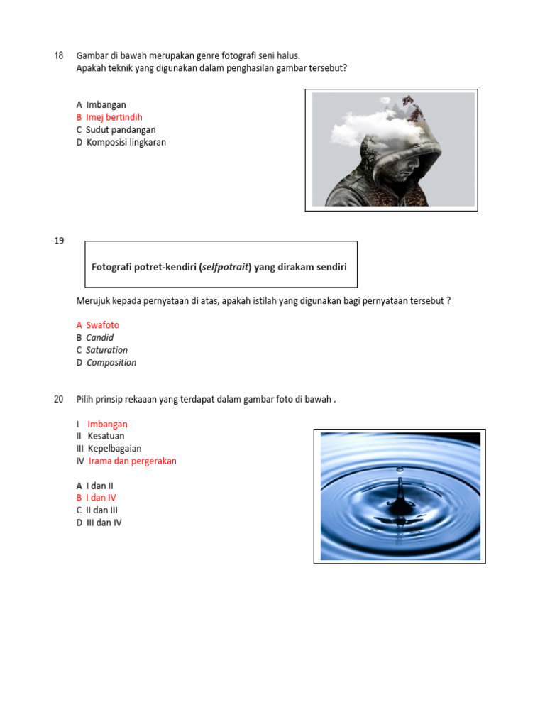 Soalan PSV Form 4 + Jawapan | PDF
