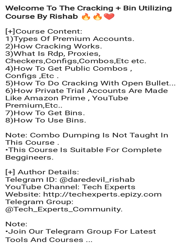 Complete Cracking and Bin Utilizing Course by Rishab | PDF | Proxy Server | Password