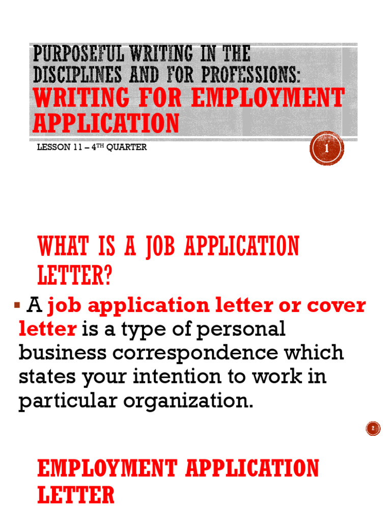 11 Job Application Letter | PDF | Résumé | Human Communication