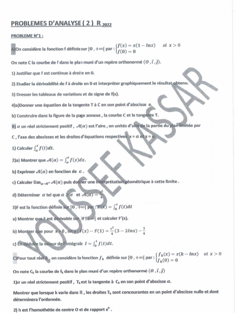 Corrigés Sujets Bac SVT Section MATH 2008-2023 | PDF