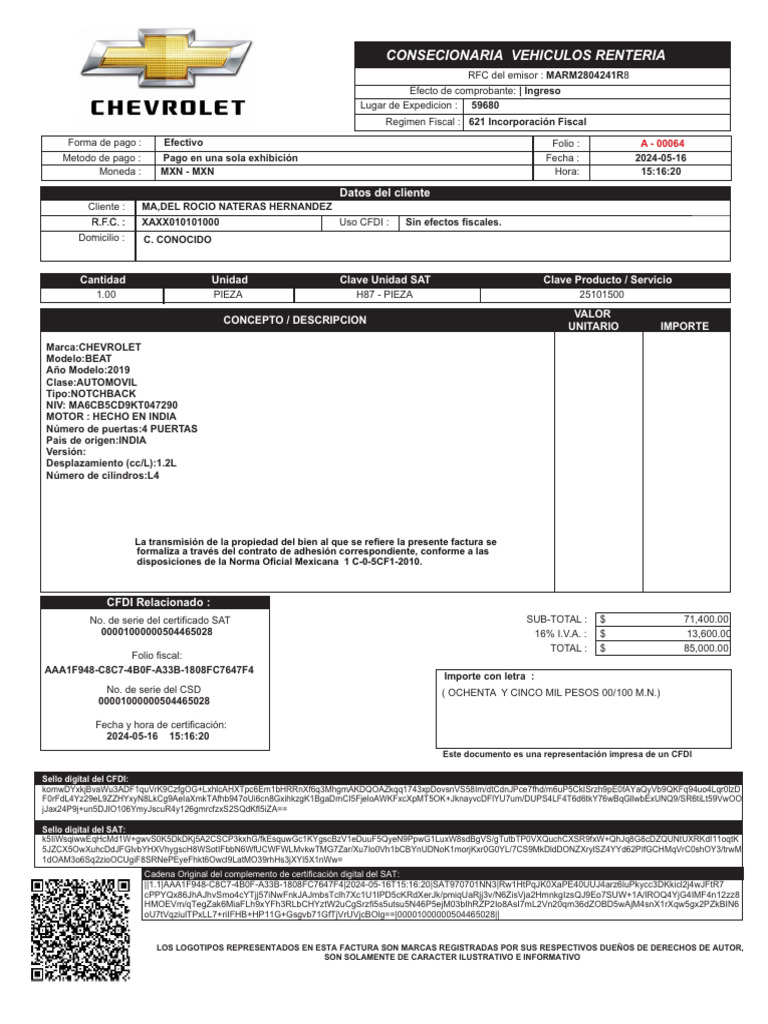 Refa Beat | PDF | Vehículos | Industria automotriz