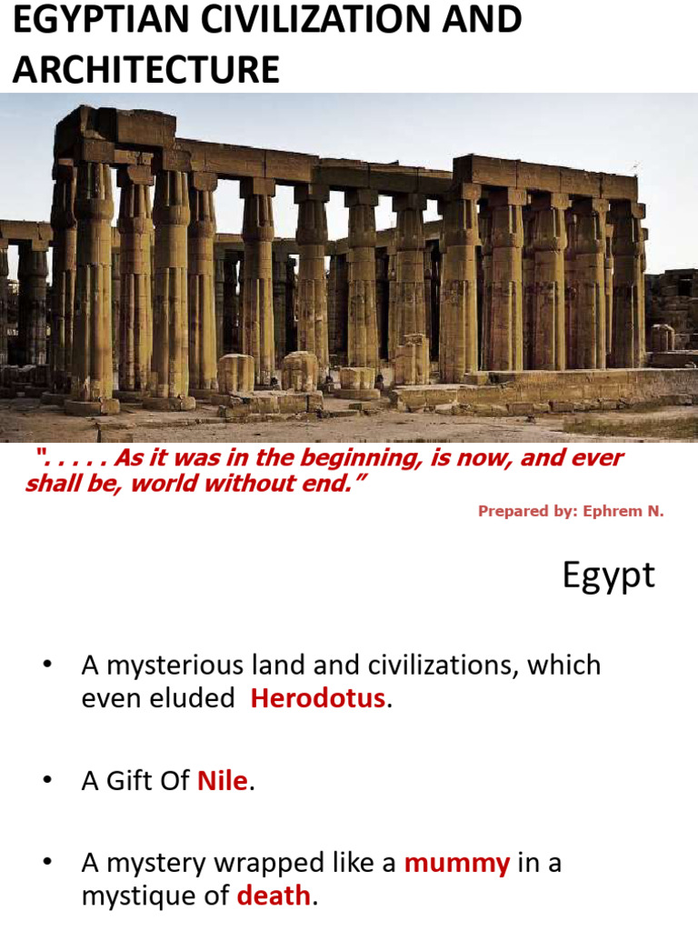 03 Egyptian Architecture | PDF | Egyptian Pyramids | Ancient Egypt