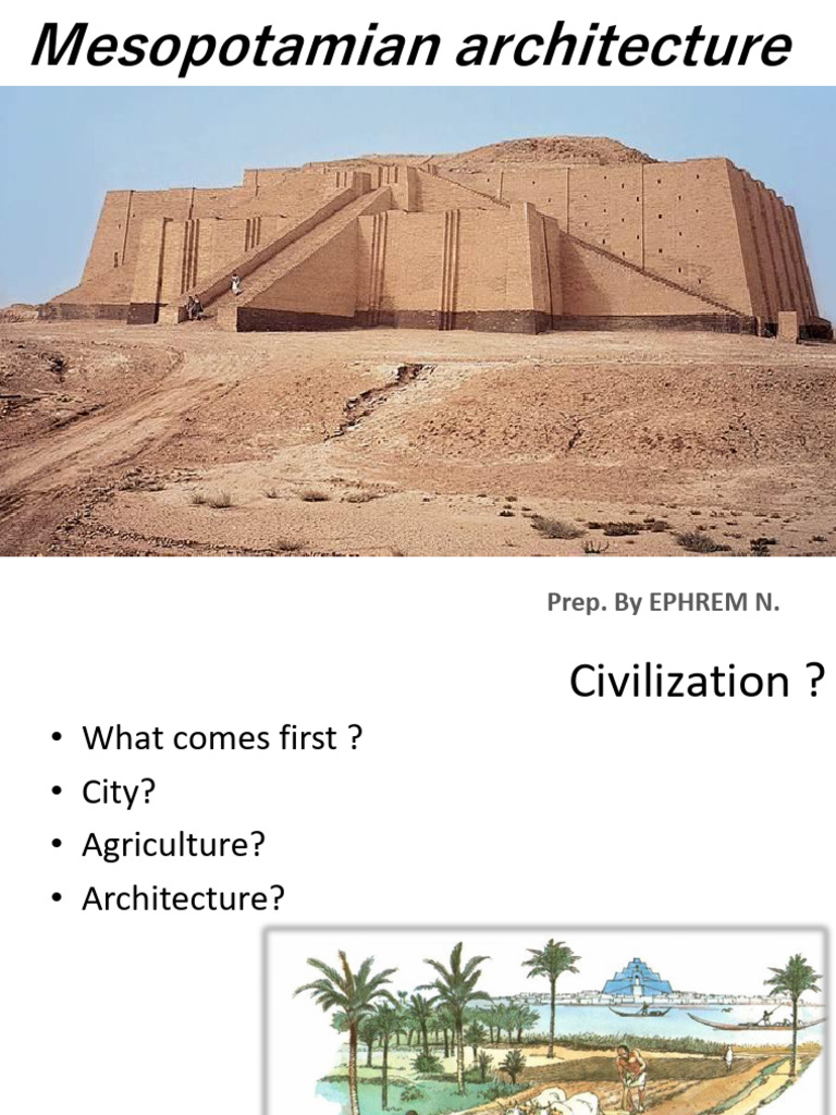 02 Mesopotamian architecture | PDF | Sumer | Babylon