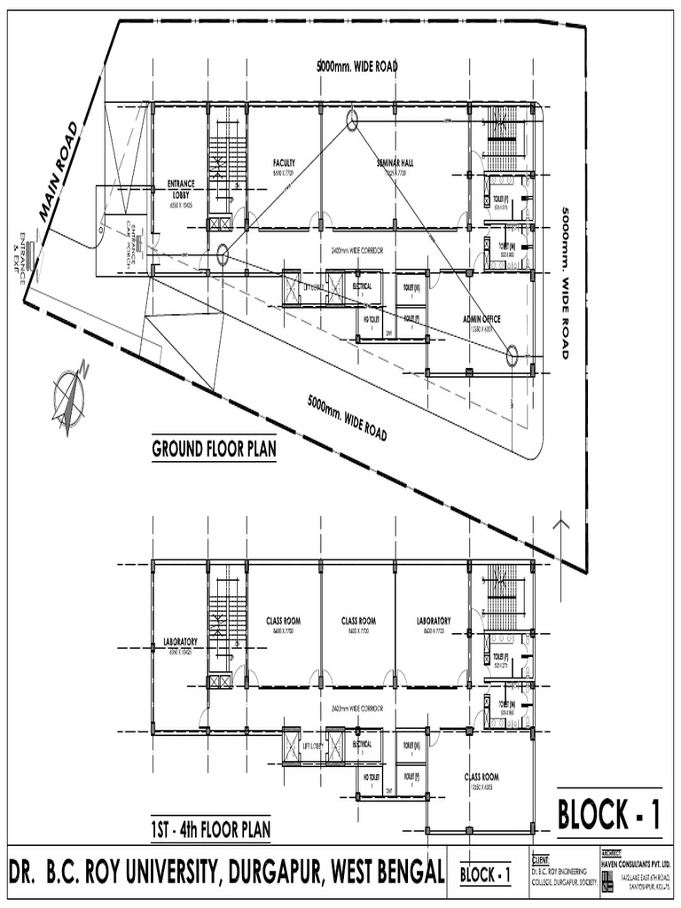 BORE HOLE POSITION-Durgapur Engineering Block-1 | PDF