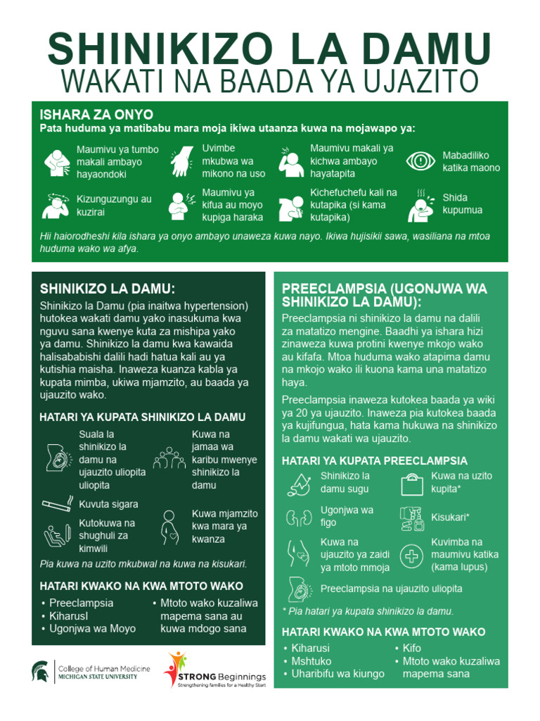 Swahili HTN Infographic | PDF
