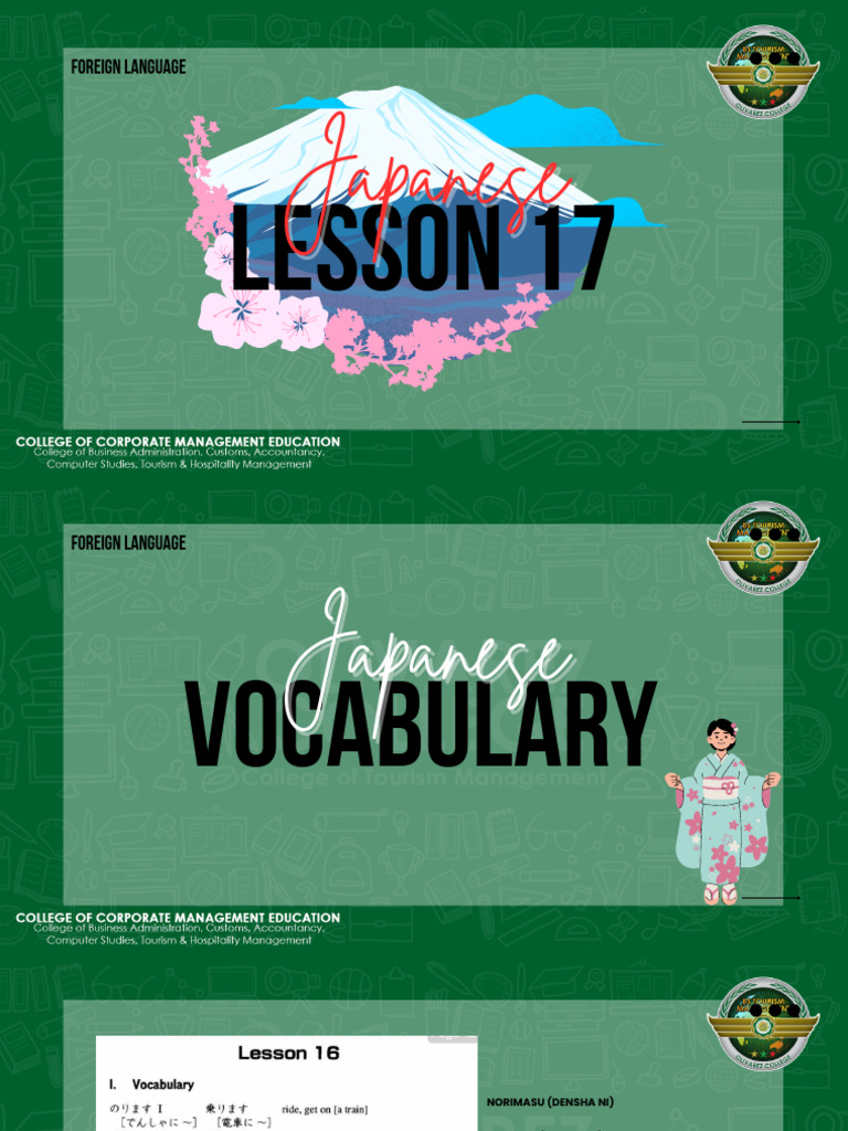 Marino FL Lesson16 | PDF