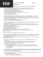 Journal Entries Worksheet | PDF | Cheque | Banks