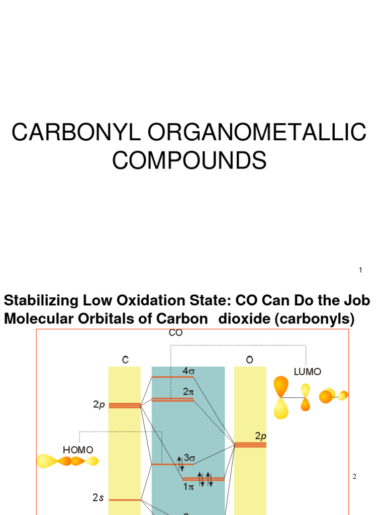@carbonyl and Organometallic Complexes | PDF | Coordination Complex | Polyolefin