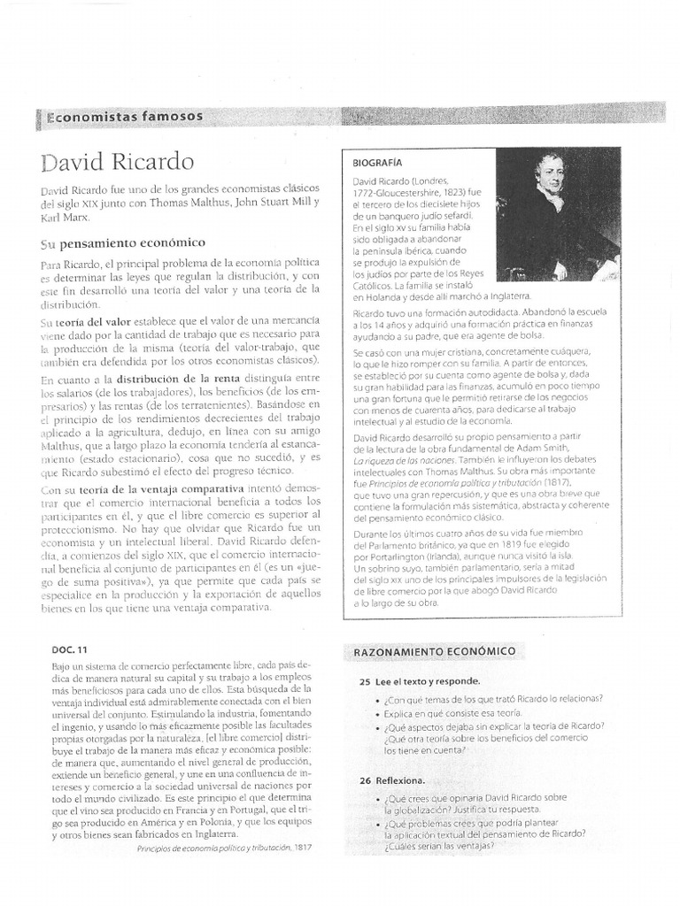 David Ricardo | PDF