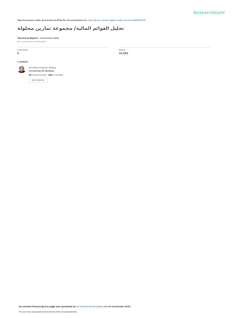 November 2020: Ali Abdulhassan Abbas | PDF