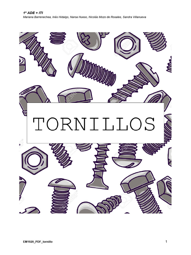 Tornillos | PDF | Tornillo | Implante dental