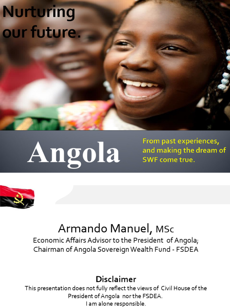Presentation - Angola - Nurturing Our Future | PDF | Economies