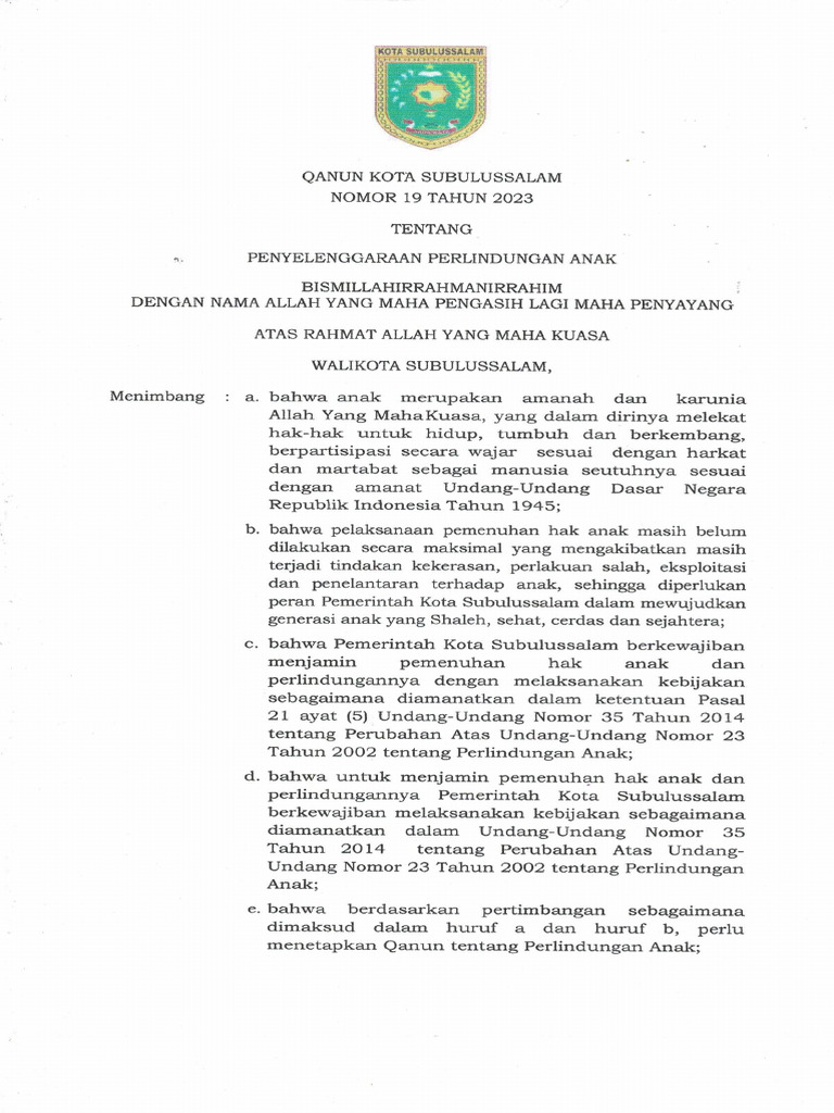 Qanun Pemberdayaan Perempuan | PDF