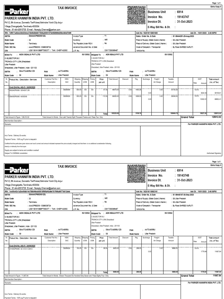 Invoice ADS | PDF | Invoice | Taxes