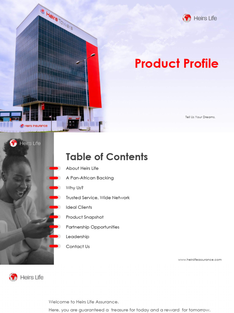 Product Profile: Tell Us Your Dreams | PDF | Life Insurance | Loans
