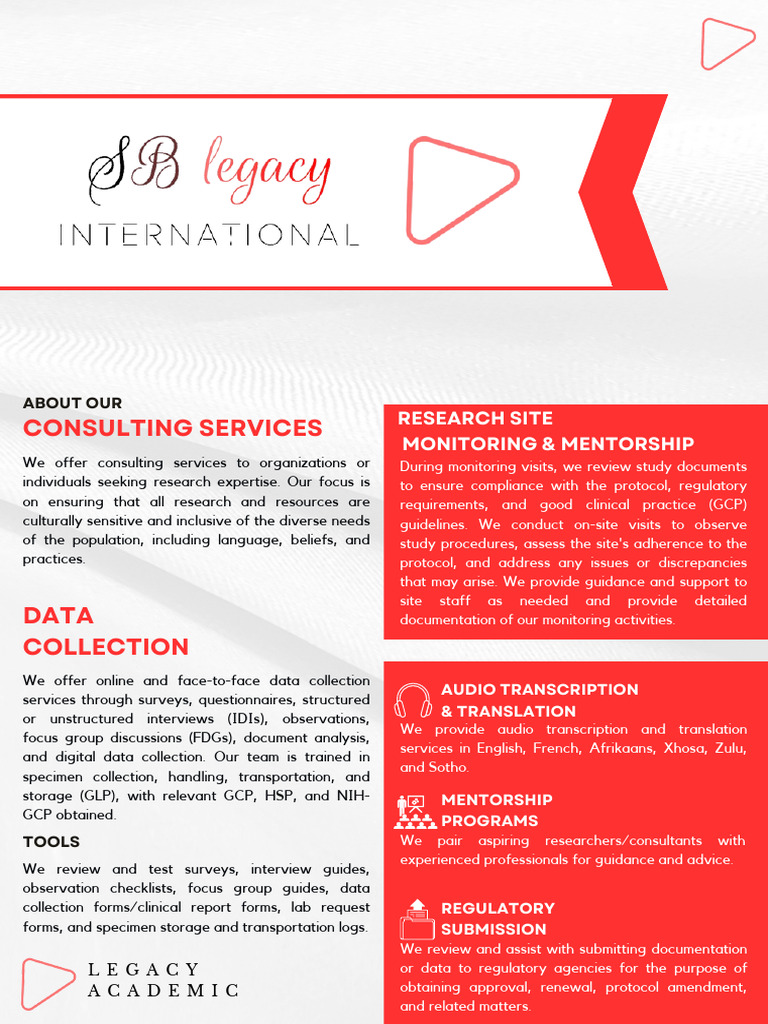 SB Legacy Flyer v2 | PDF | Focus Group | Methodology