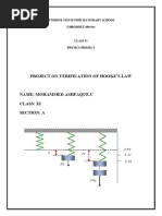 Physics Project Class 11 (Final) | PDF | Elasticity (Physics ...