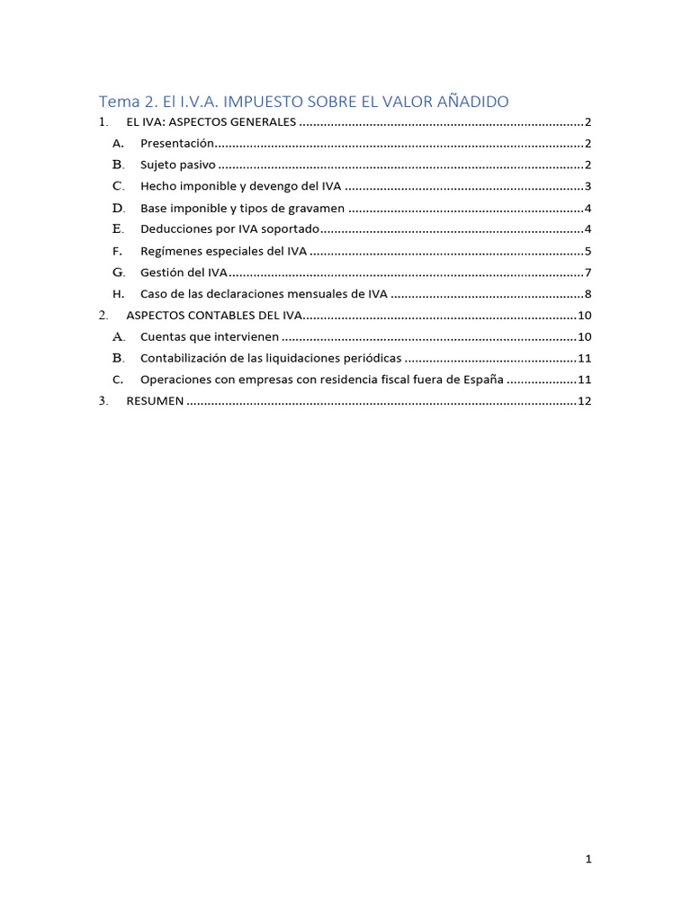 Guía Completa sobre el IVA en España | PDF | Impuestos | Impuesto al ...