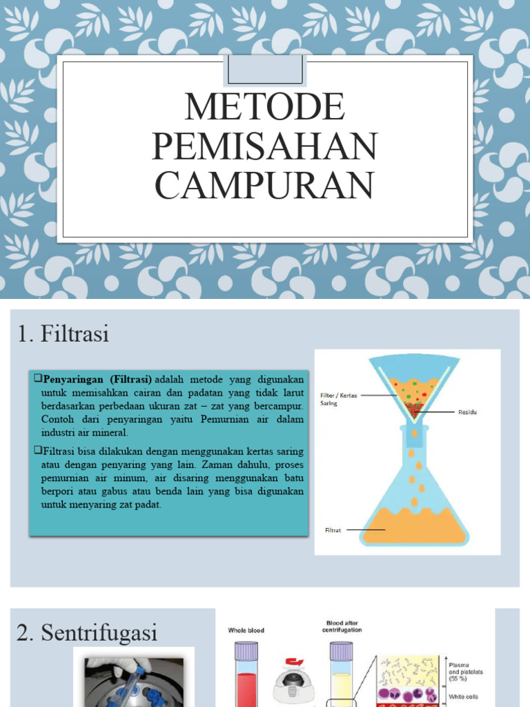 Metode Pemisahan Campuran | PDF