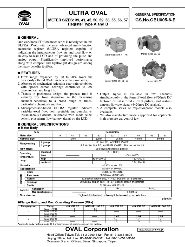 oval flowmeter | PDF | Power Supply | Electrical Engineering