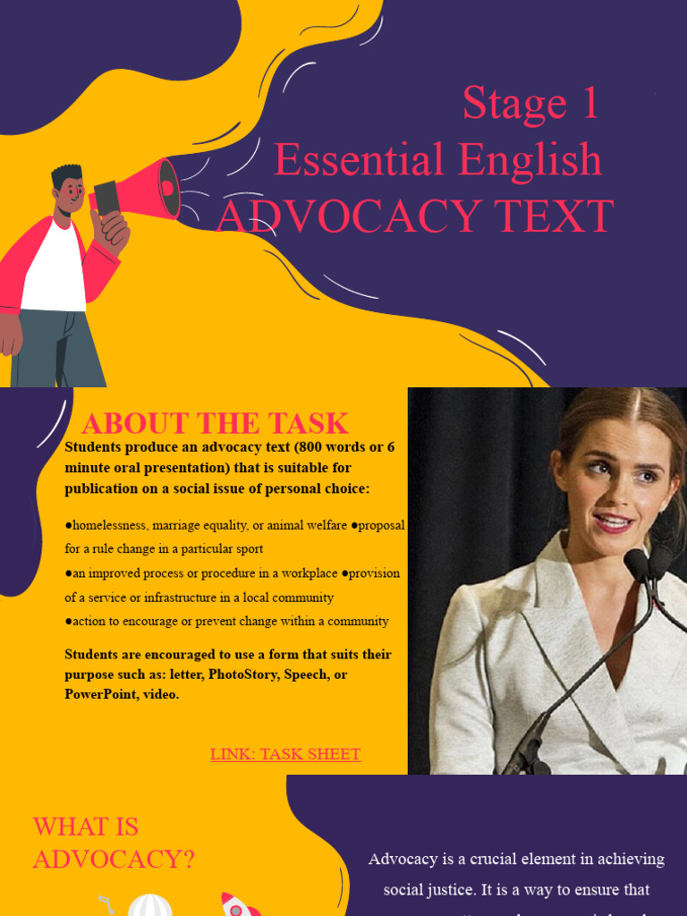 Advocacy Project Guidelines for Students | PDF | Rhetoric | Human ...
