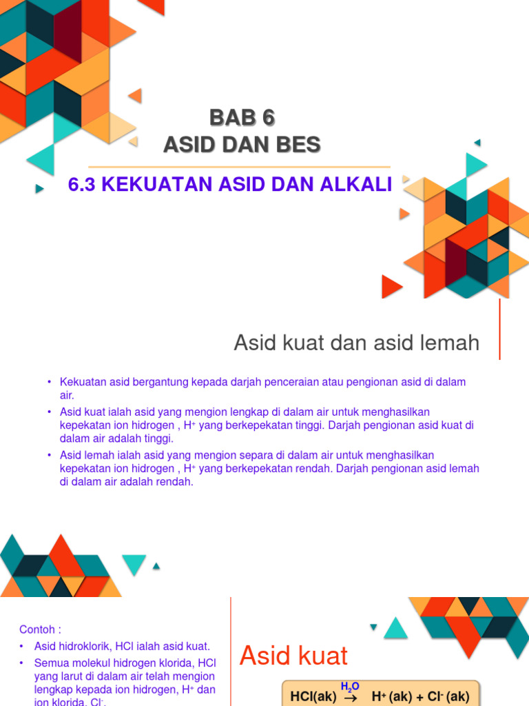 6.3 Kekuatan Asid & Alkali | PDF