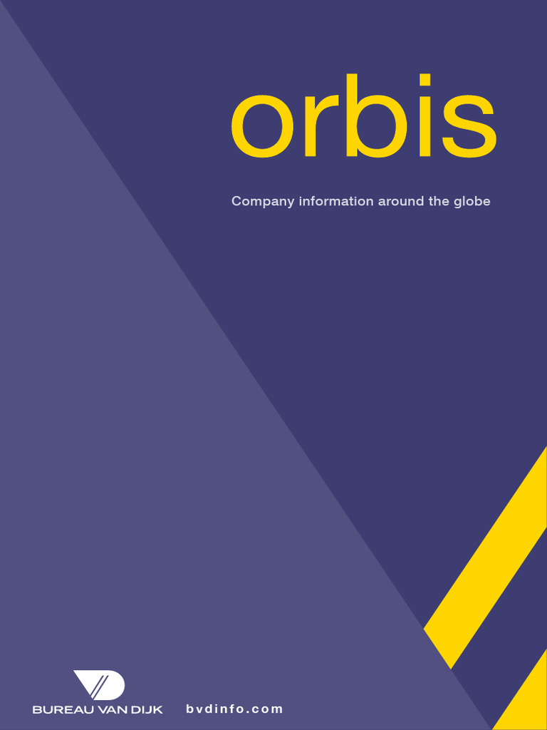 Orbis | PDF | Databases | Mergers And Acquisitions