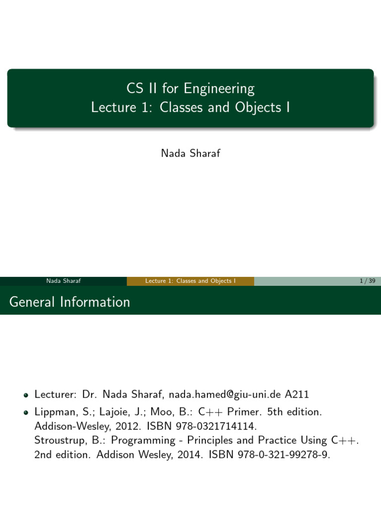 Pointers L1 | PDF | C++ | Class (Computer Programming)