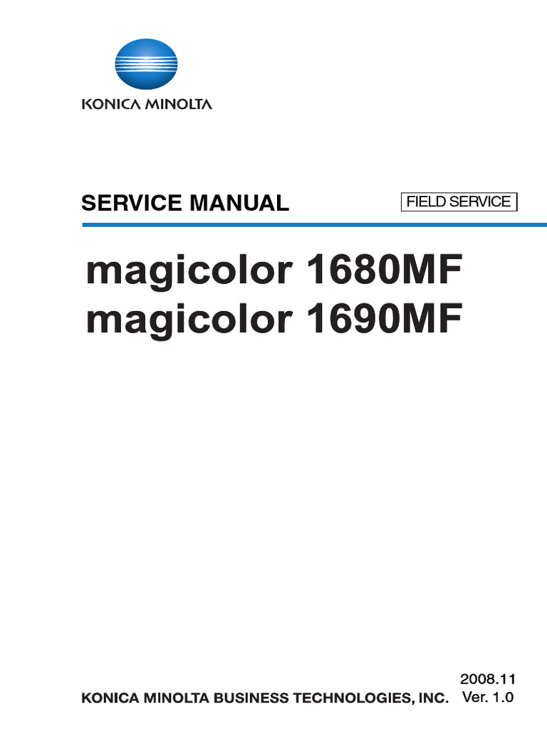 Magicolor 1680MF Magicolor 1690MF Magicolor 1680MF Magicolor 1690MF ...