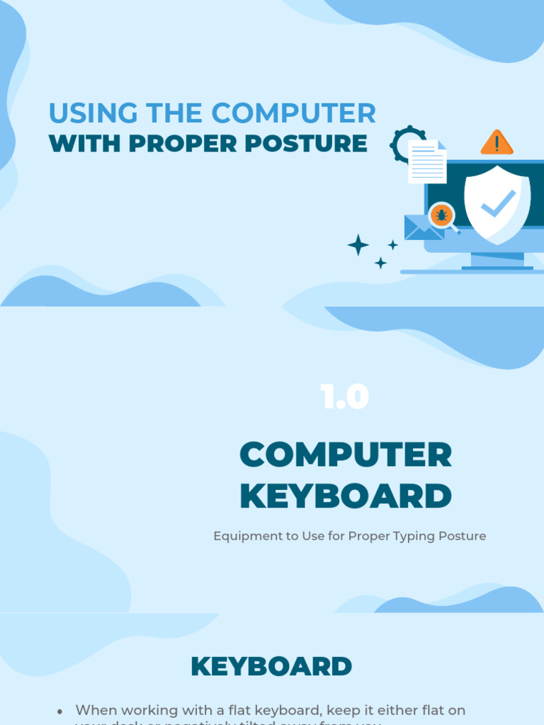 OFAD55 - Using the Computer with Proper Posture (Week 5) | PDF ...