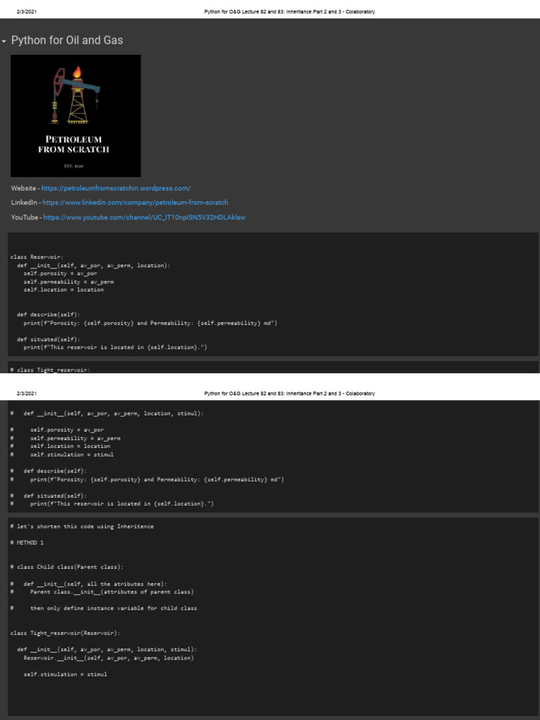 Python For Og Lecture 82 and 83 - Oop Inheritance Part 2 and 3 | PDF | Inheritance (Object ...
