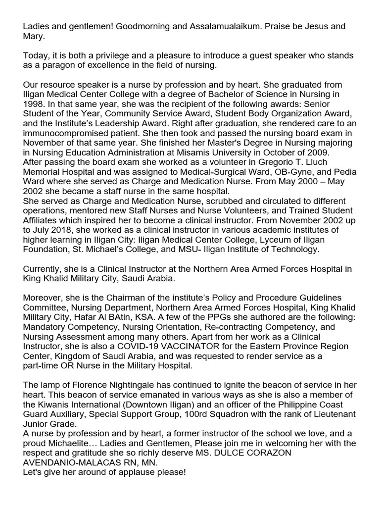 INTRO | PDF | Nursing | Hospital