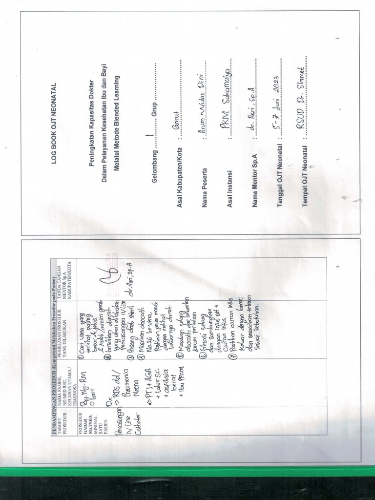 Logbook Ojt Usg Pdf